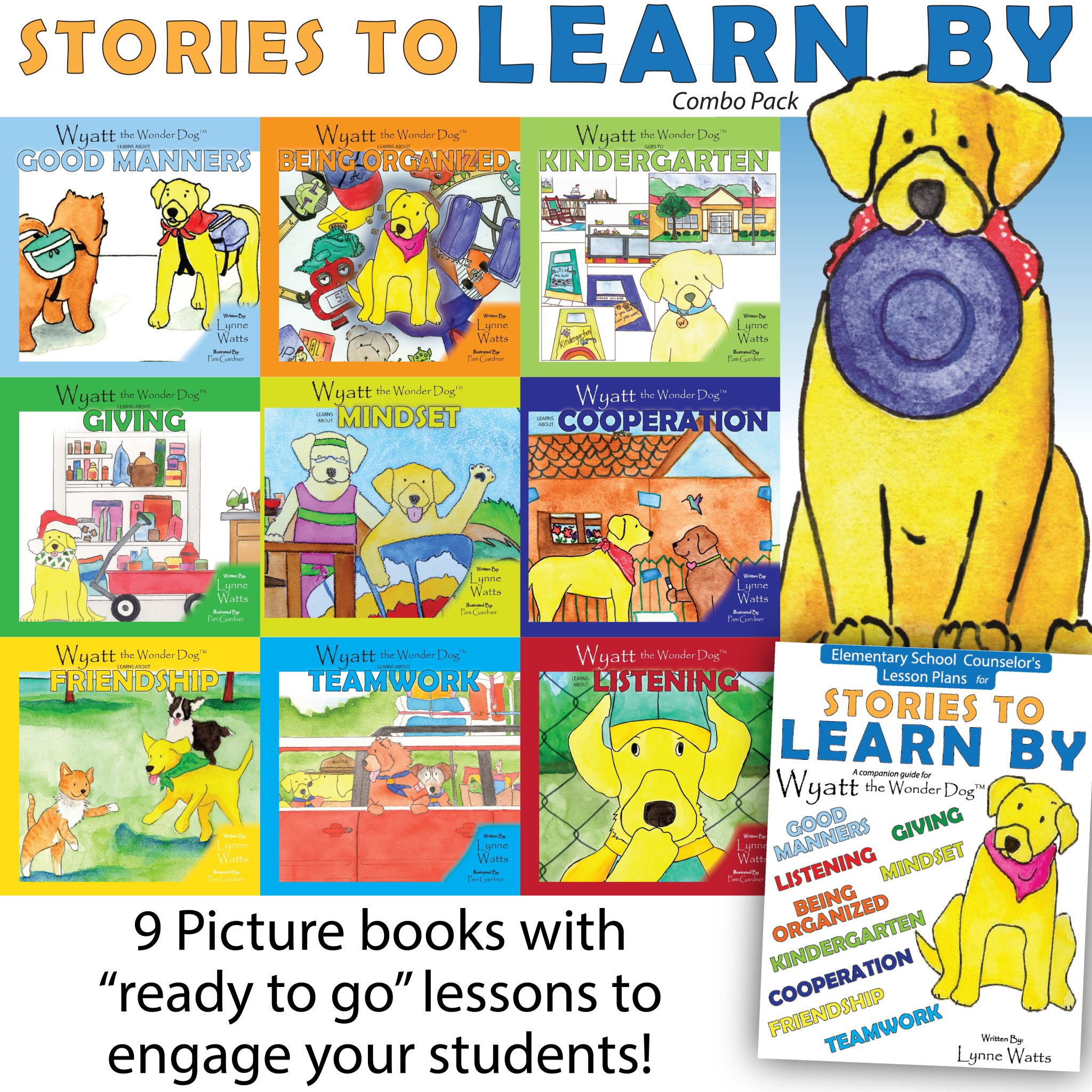 Wyatt’s Stories to Learn By Combo Pack - Wyatt The Wonder Dog