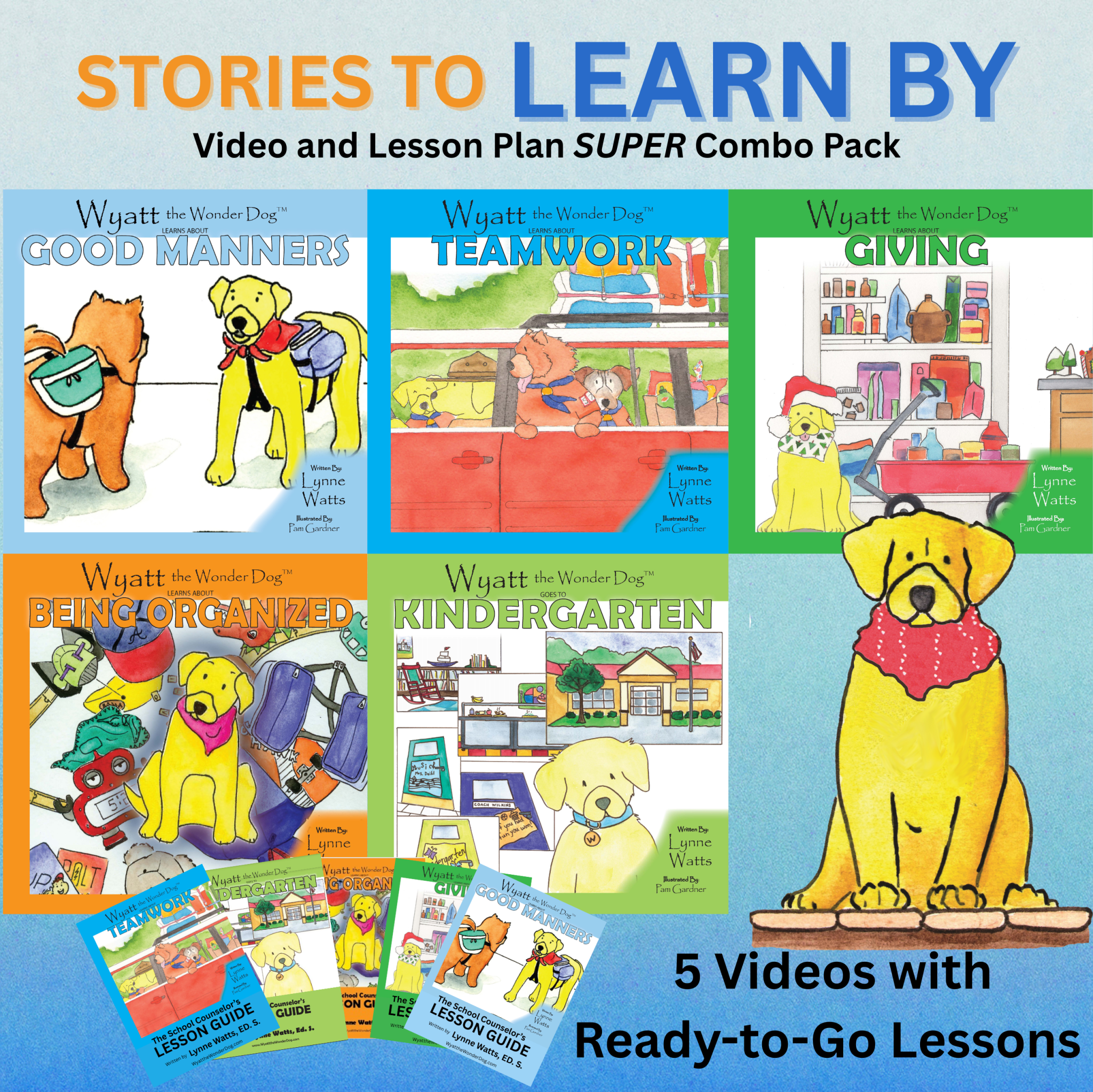 Wyatt Learns About Giving Video and Lesson Plan Combo Pack - Wyatt The ...